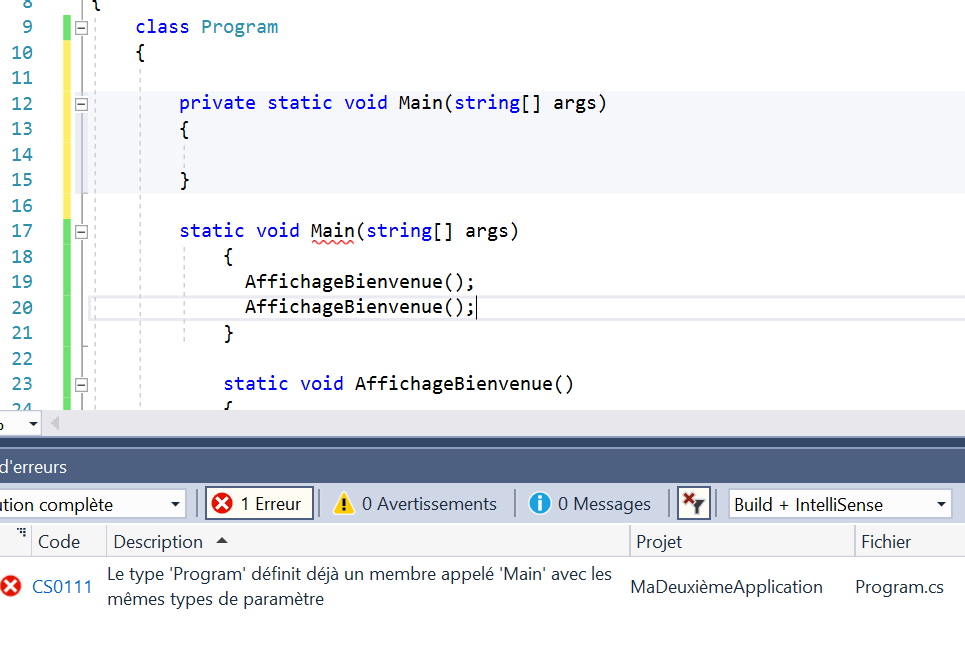 Introduction C# / Environment.Newline - Pb de compilation par MBDRY ... Introduction C# / Environment.Newline - Pb de compilation par MBDRY ...